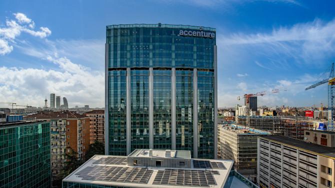 Accenture prosegue con il programma “Forward Building” con la torre di ...
