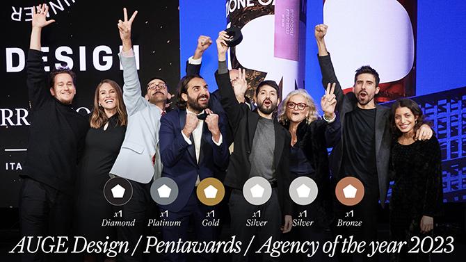 Auge Design è agency of the year ai Pentawards 2023; il riferimento ...